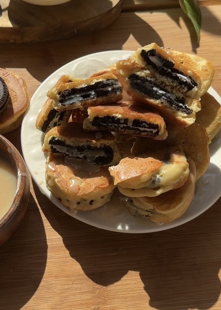 Fluffy and easy Oreo stuffed pancakes recipe — ARCHER'S FOOD