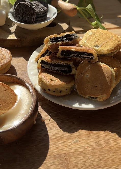 Fluffy and easy Oreo stuffed pancakes recipe — ARCHER'S FOOD